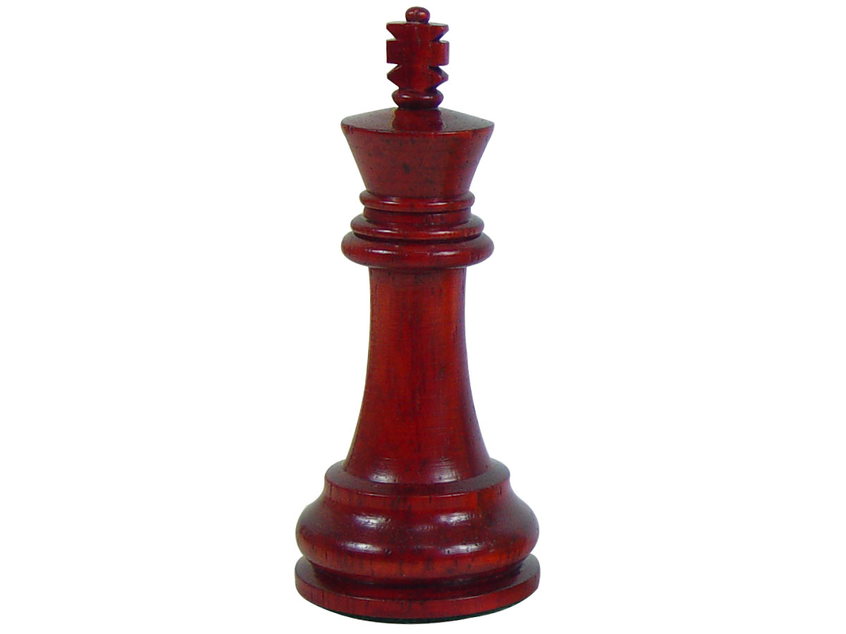 Premier Chess Set Pieces Monarch Staunton King Size 4" Blood Rosewood ...