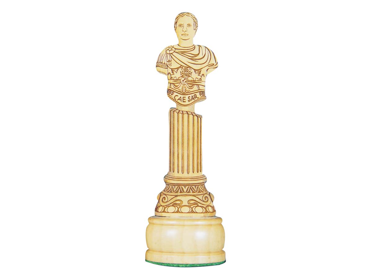 Roman Emperor Bust Theme Chess Pieces American Cherry/Boxwood 5 ...
