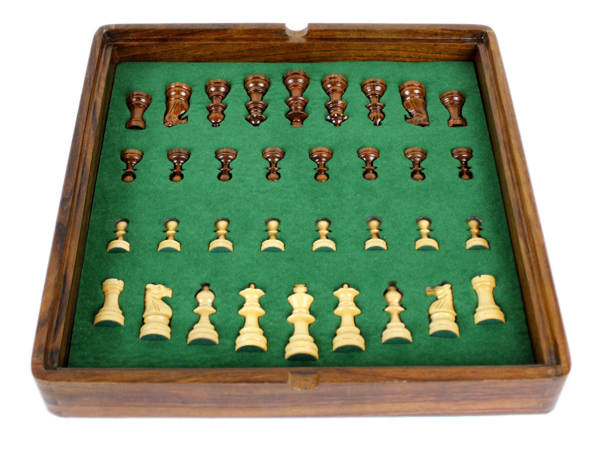 Travel Chess Set Magnetic Flip Up Board 10" with Algebraic Notations G ...