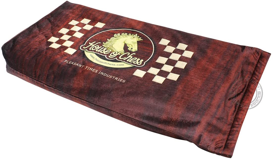 Rio Staunton Biggie Knight Acacia Wood 4" Chess Set - 21" Folding Ches ...